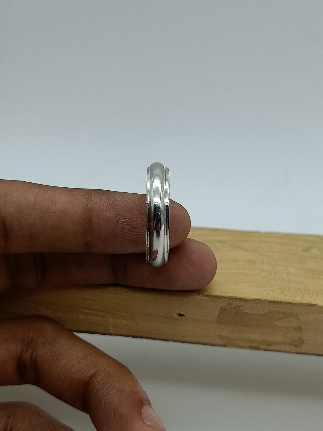 Spinner Band Stacking Ring | Silver Boho Ring | Spinner| Silver Ring ...