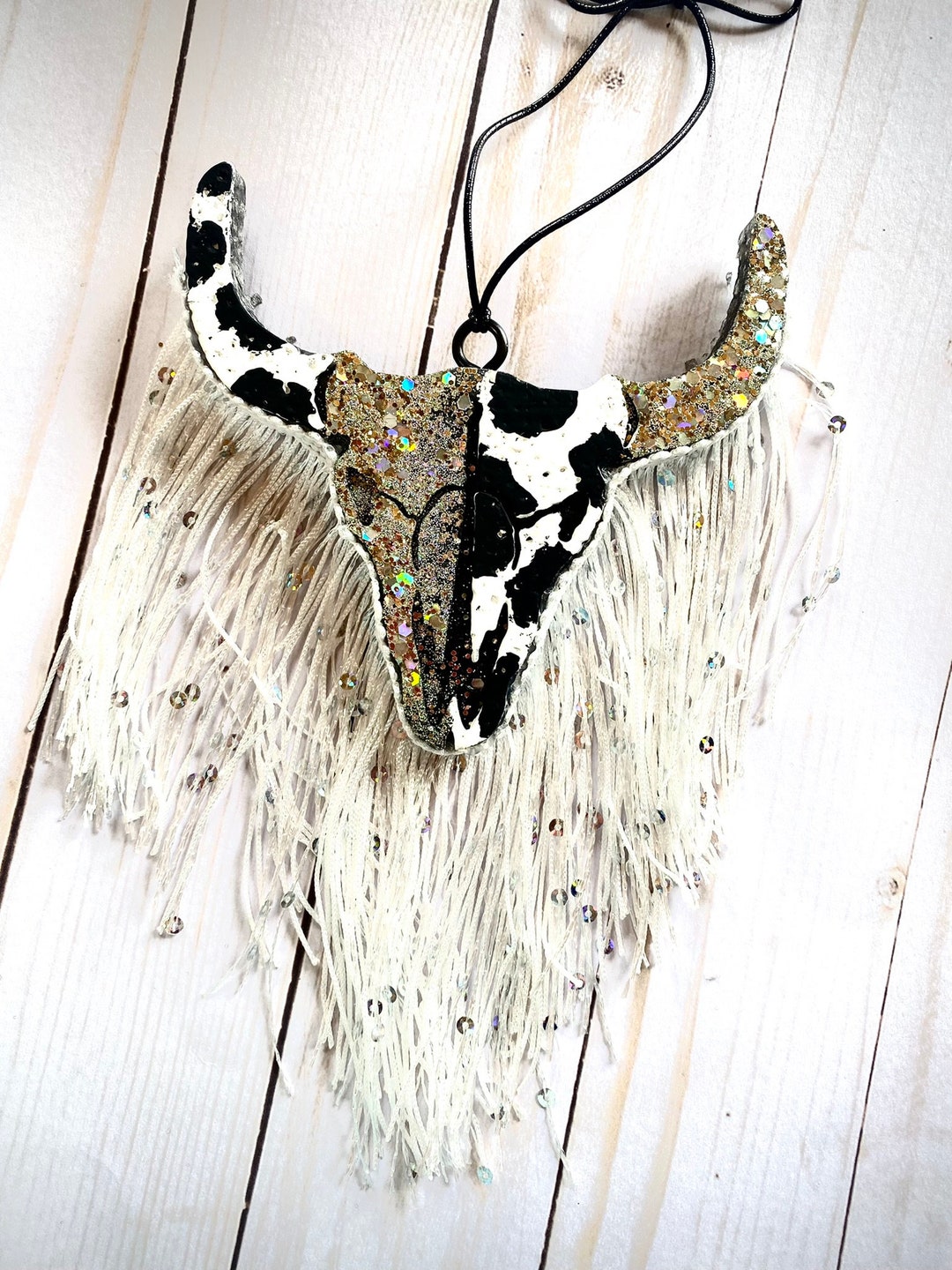 Steer Head Fringe Car Freshie, Longhorn Freshie, Fringe Freshie ...