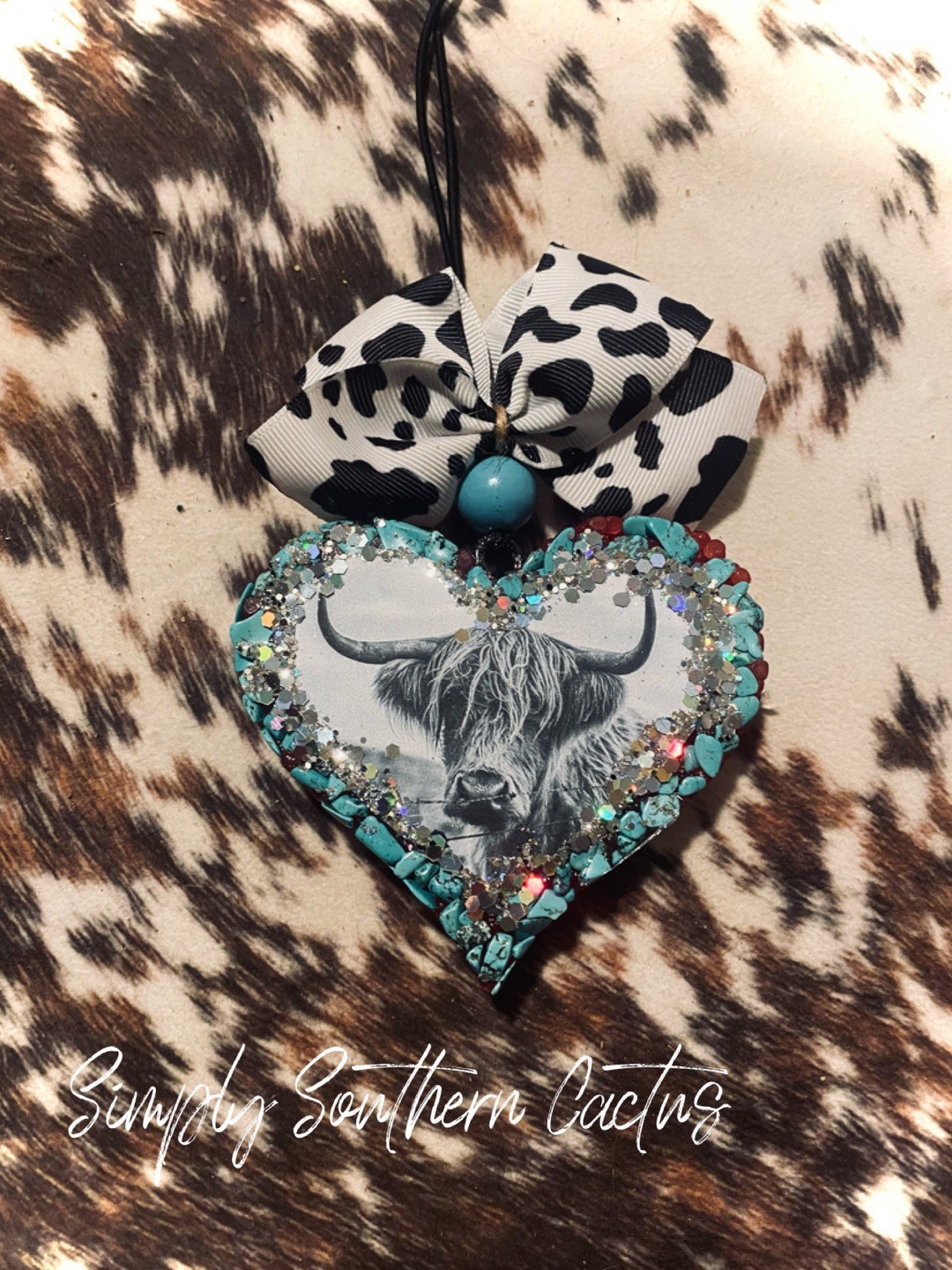 Highlander Heart Freshie, Fringe Freshie, Wholesale, Boutique, Gifts ...