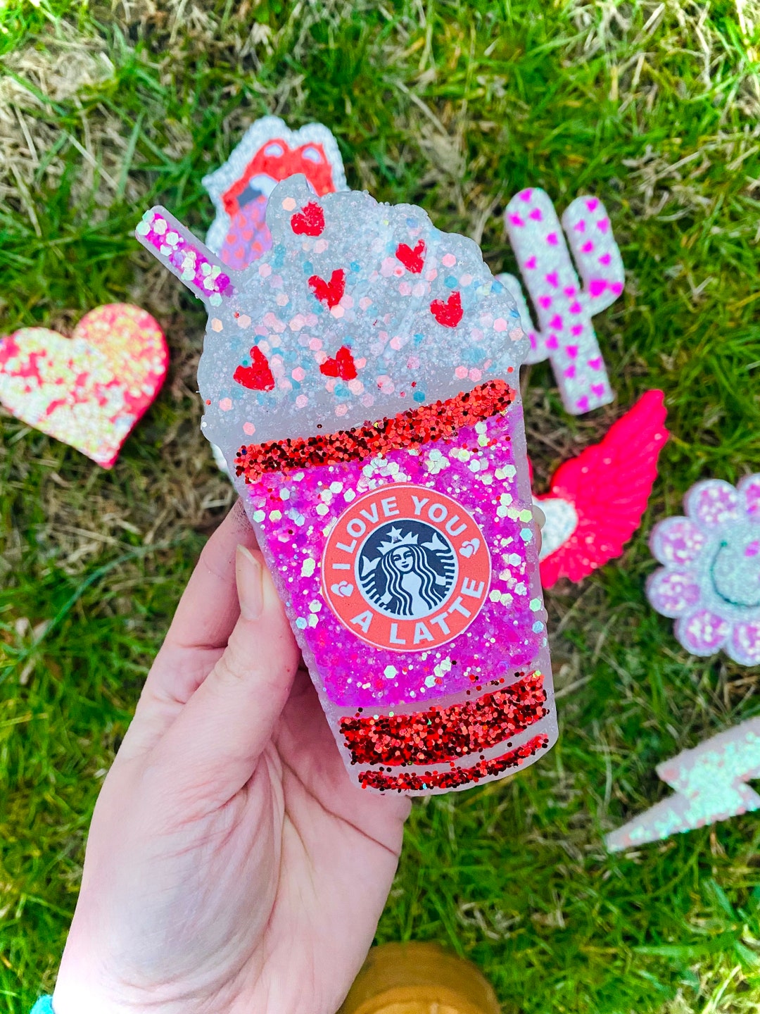 Valentines Latte Car Freshie, Freshie, Wholesale, Boutique, Gifts, Car ...