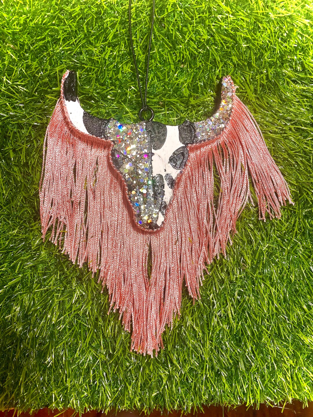 Steer Head Fringe Car Freshie, Longhorn Freshie, Fringe Freshie ...