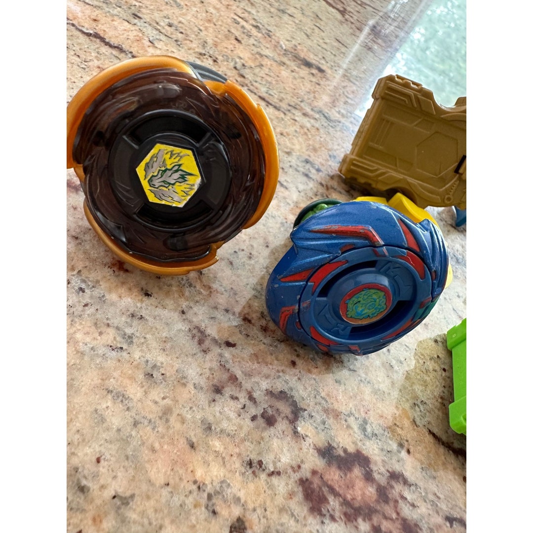 Misc Lot of Beyblades as Shown 1 Spinner Lights Up - Etsy