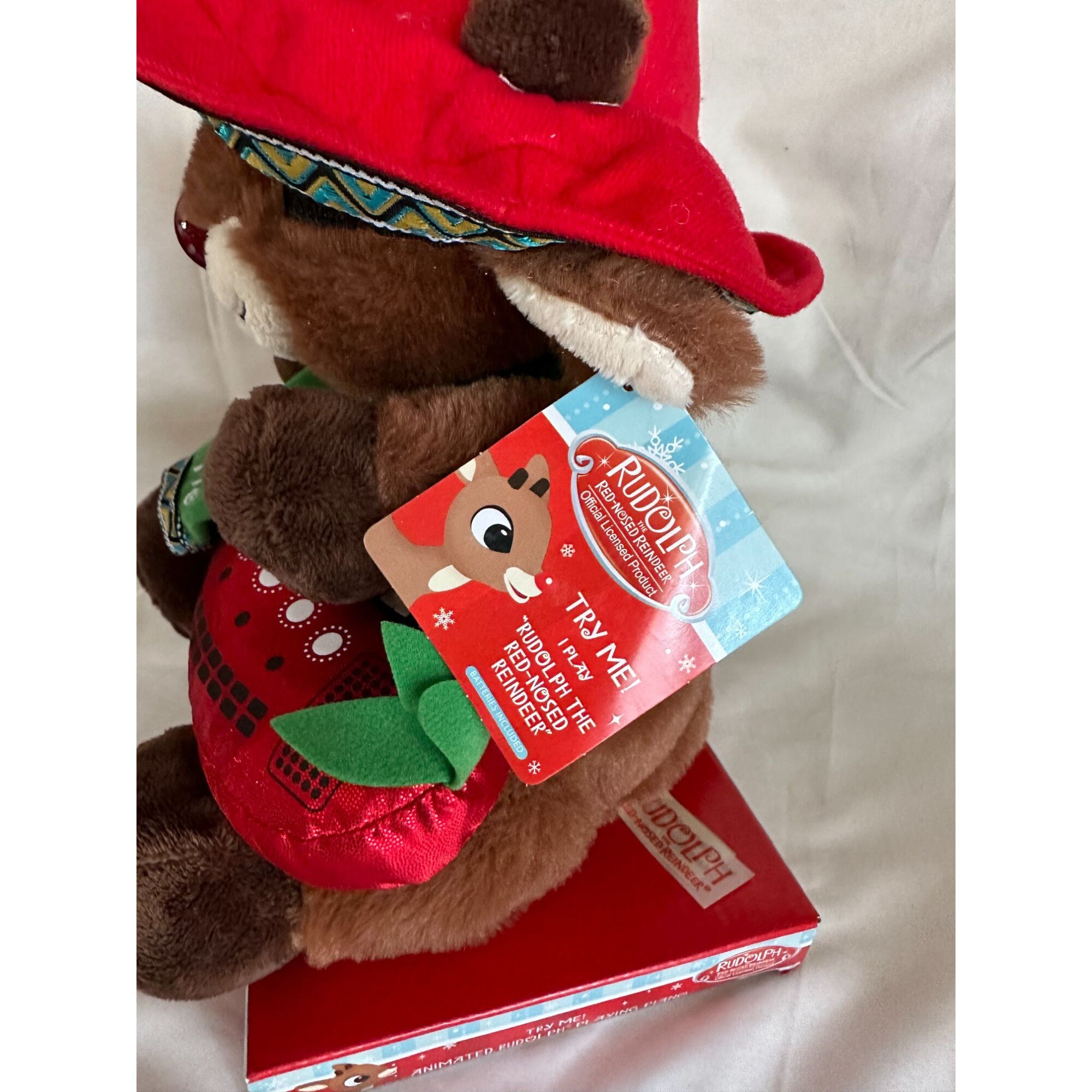 Dan Dee Animated Musical Rudolph Playing Piano NEW - Etsy