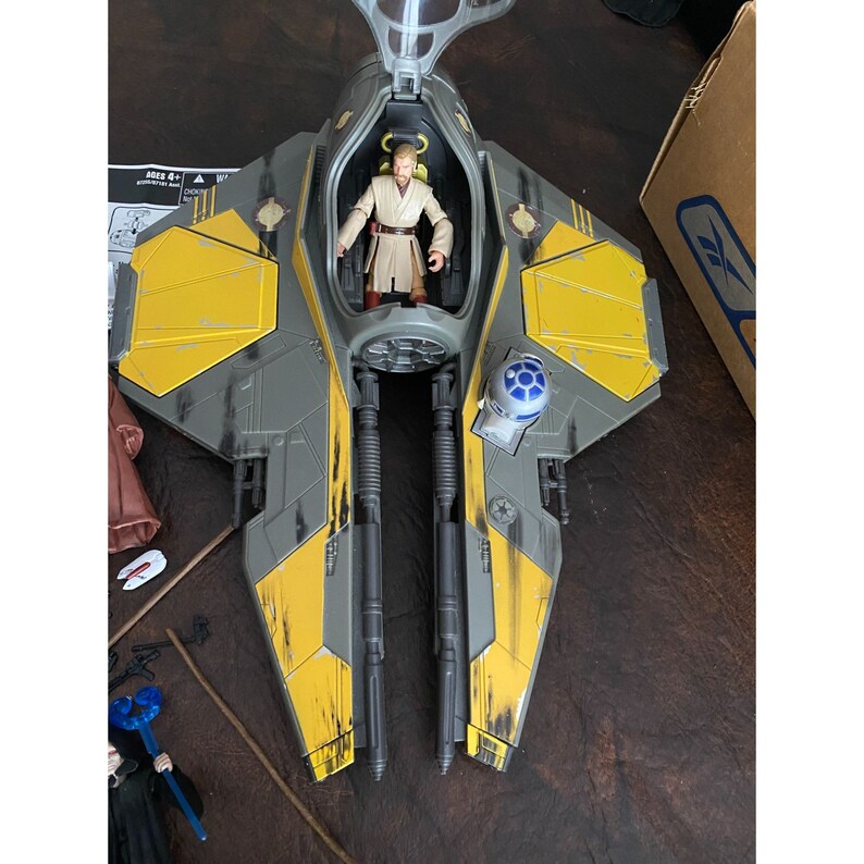 Star Wars Collection Obi-wan Kenobi Ship & 13 Collectible - Etsy