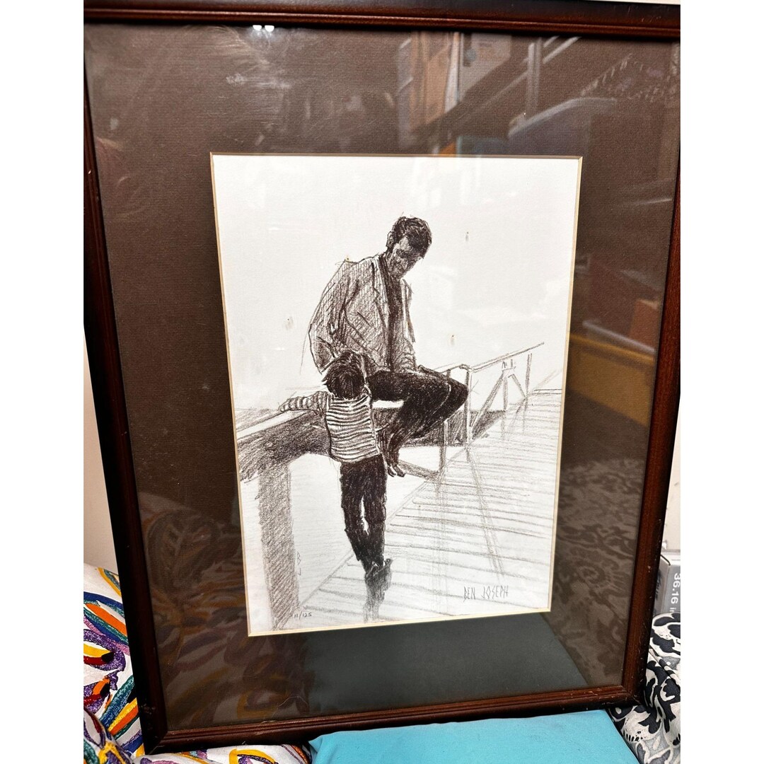 Vintage Ben Joseph Framed Print - Etsy