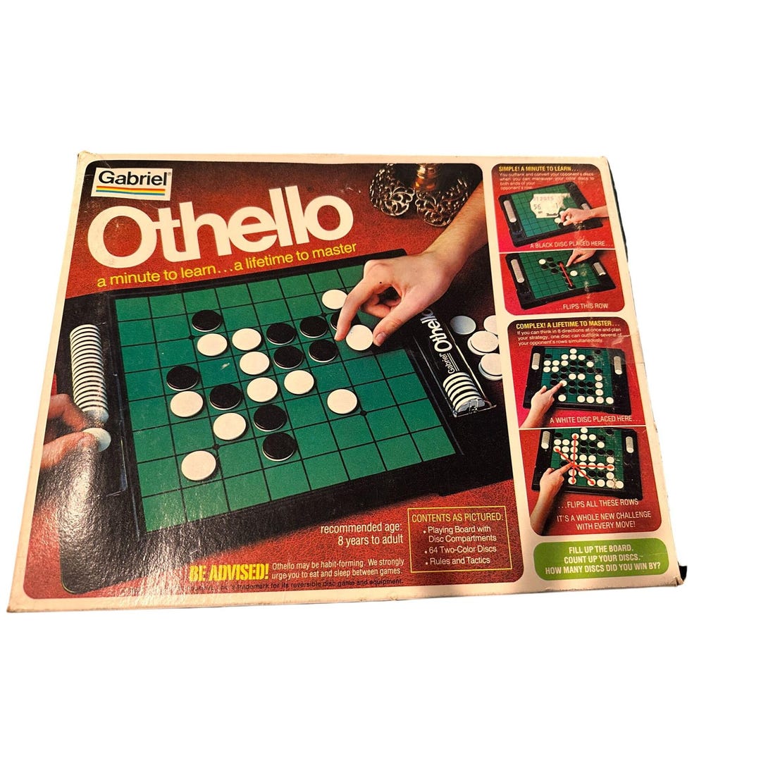 1978 Othello Game by Gabriel Complete in V Good Condition FREE SHIPPING ...