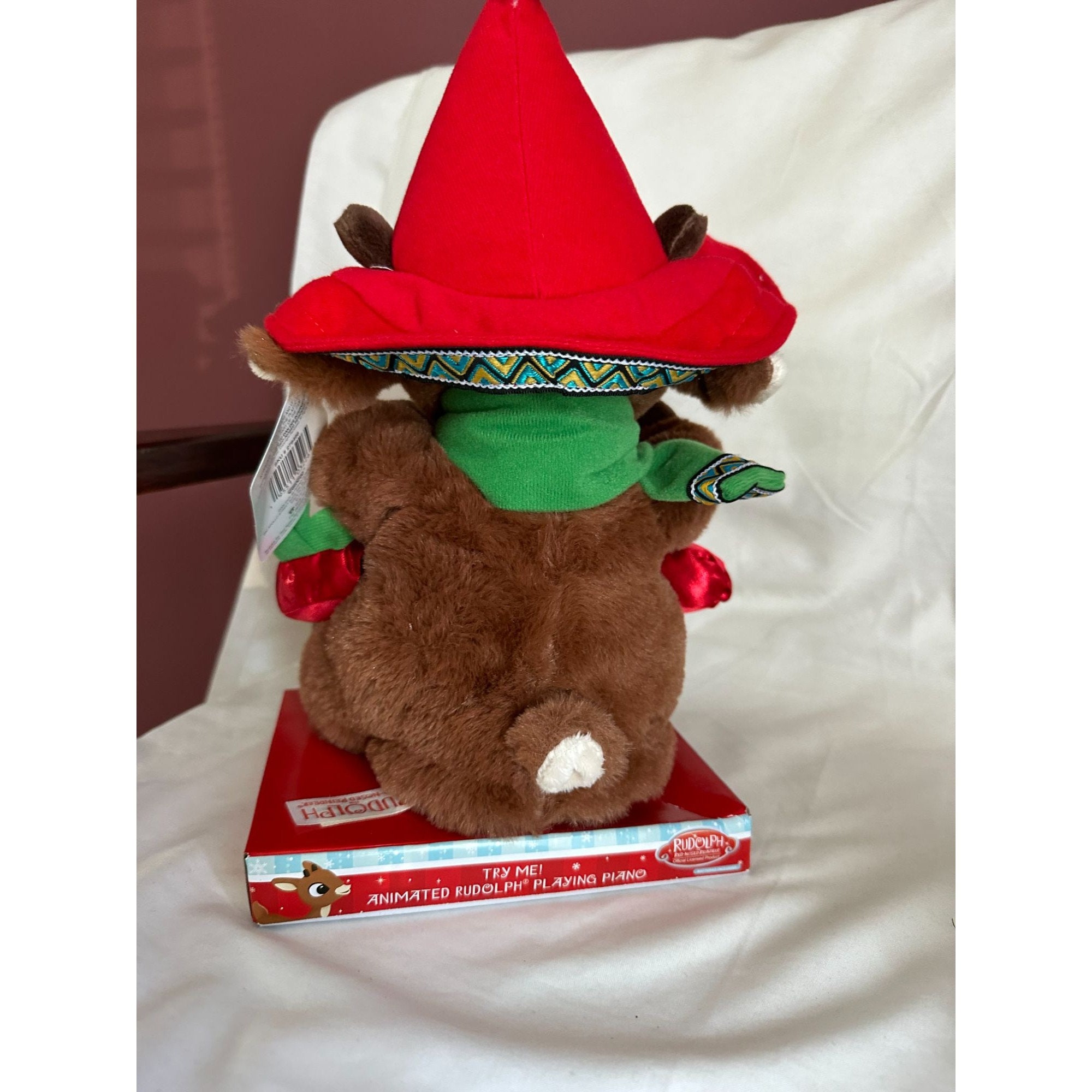 Dan Dee Animated Musical Rudolph Playing Piano NEW - Etsy