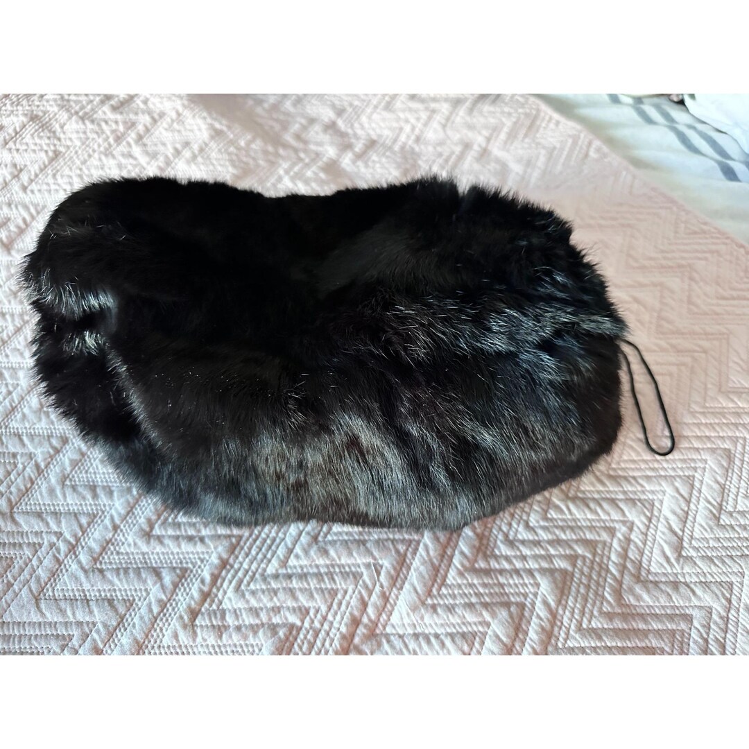 Gorgeous Vintage MINK Muff With Secret Zippered Pocket W/another ...