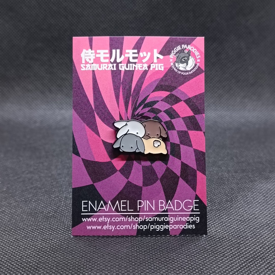 Cute Bunny Enamel Pin PILE - Etsy