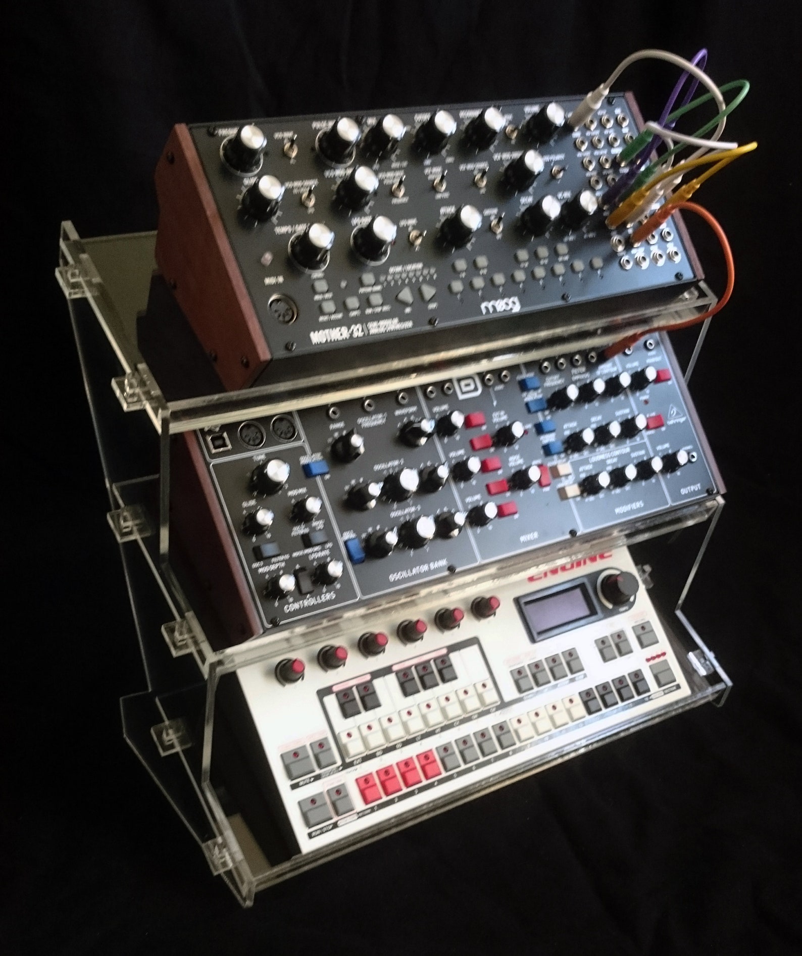 Acrylic Synth Stand Type1 3tier for Korg Volca/roland - Etsy