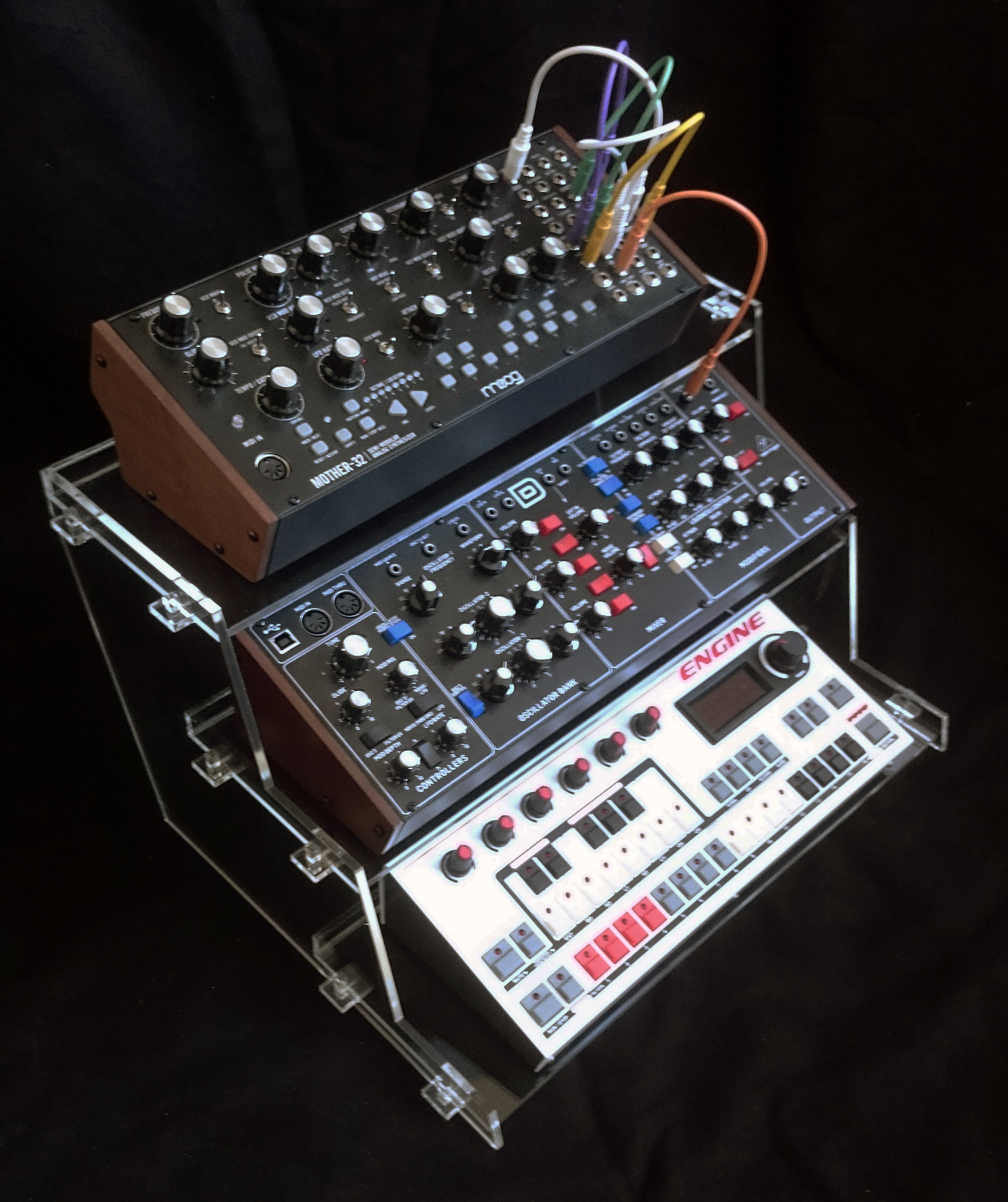 Acrylic Synth Stand Type3 3tier for Korg Volca/roland - Etsy