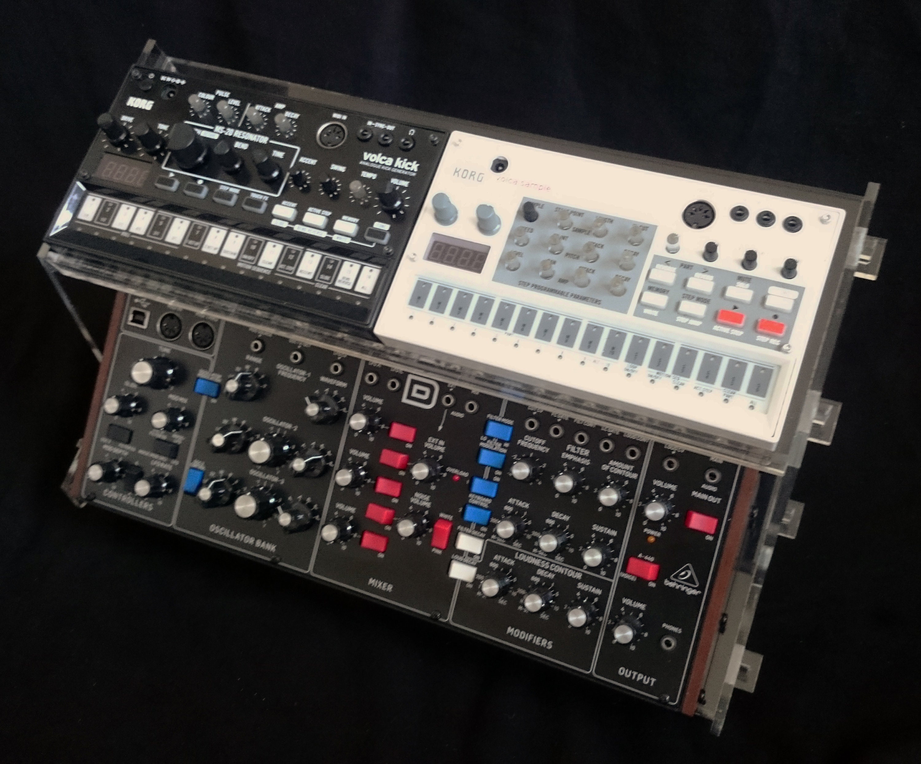 Acrylic Synth Stand Type1 2tier for Korg Volca/roland | Etsy