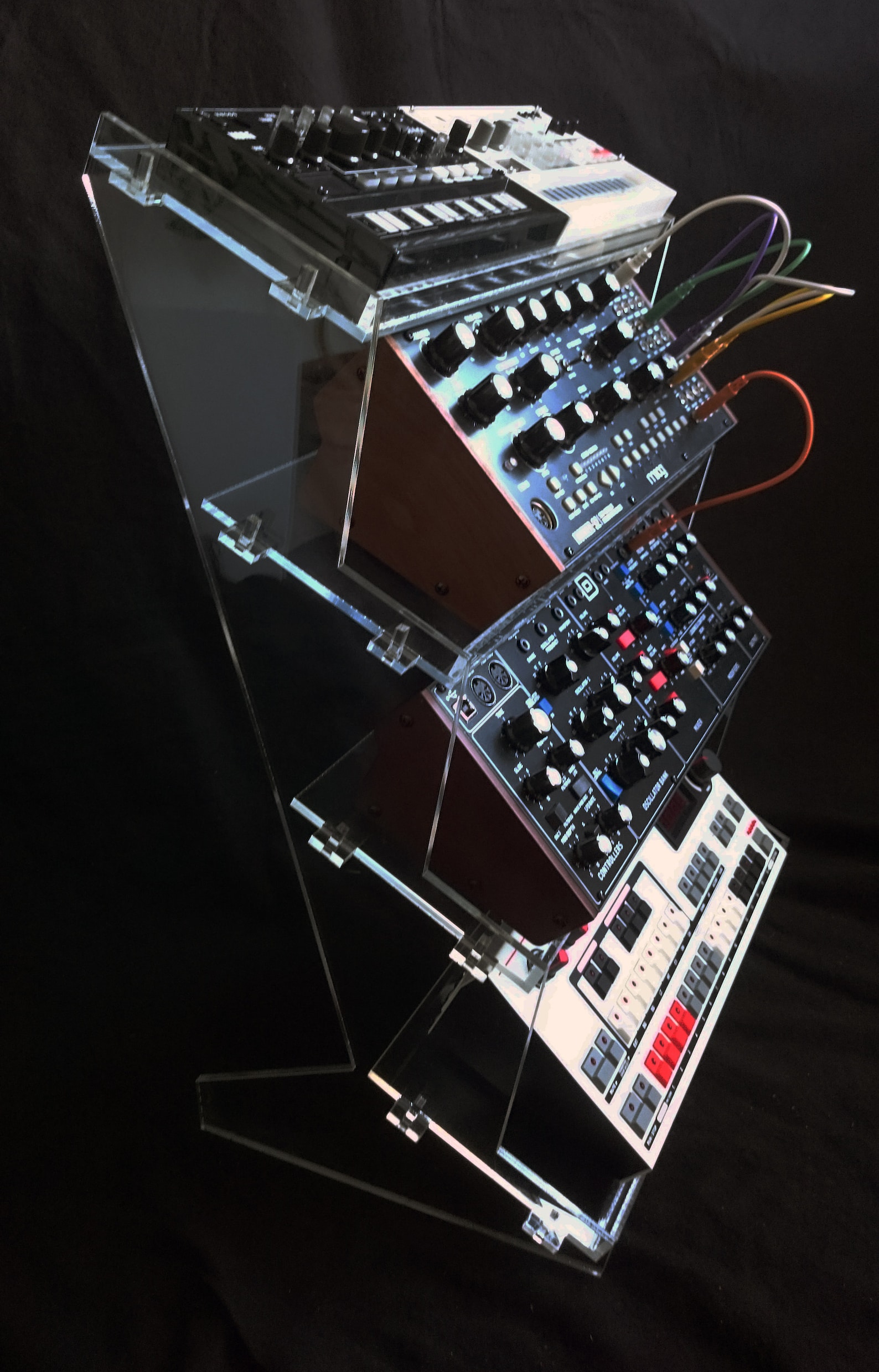 Acrylic Synth Stand Type1 4Tier for Korg Volca/Roland | Etsy