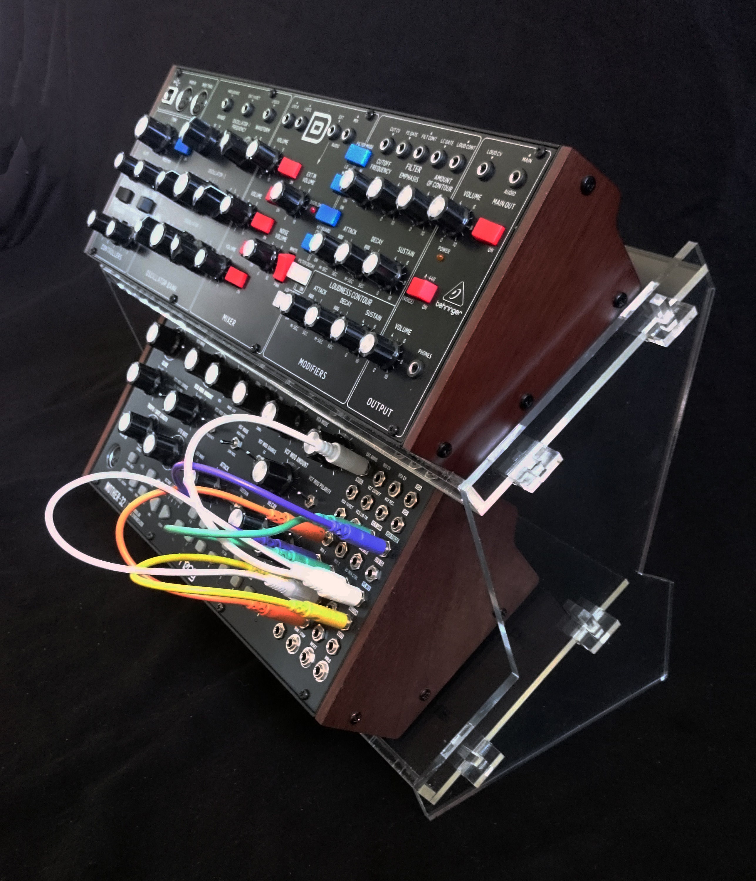 Acrylic Synth Stand Type1 2tier for Korg Volca/roland | Etsy