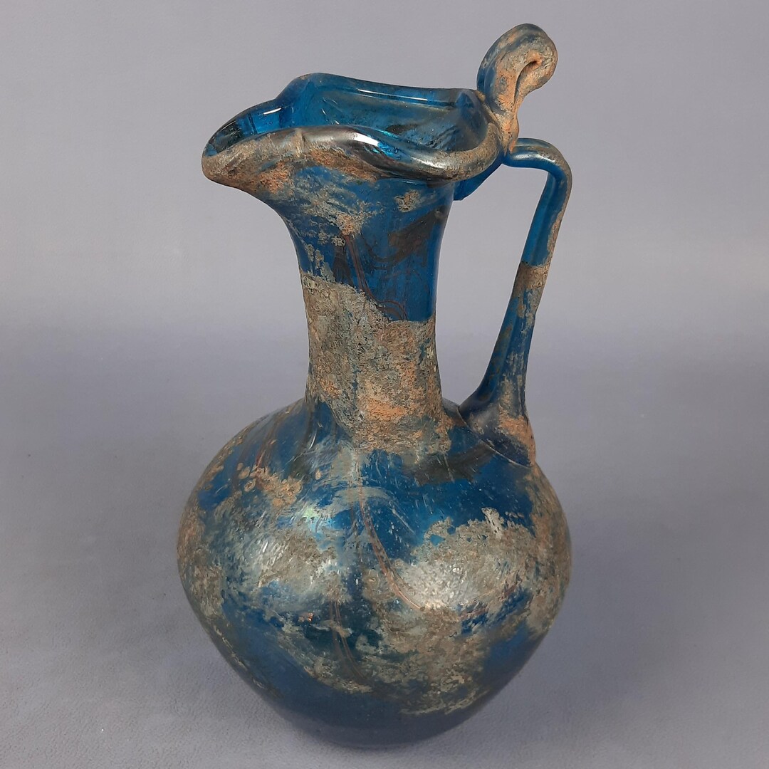 Scavo Murano Glass Vase in Aqua Green Color, Vintage Exhibition ...