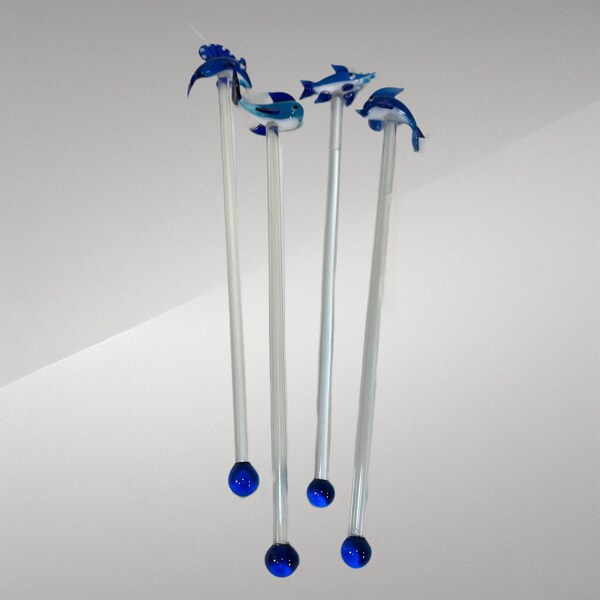 Cocktail Stirrers Vintage Glass - Etsy