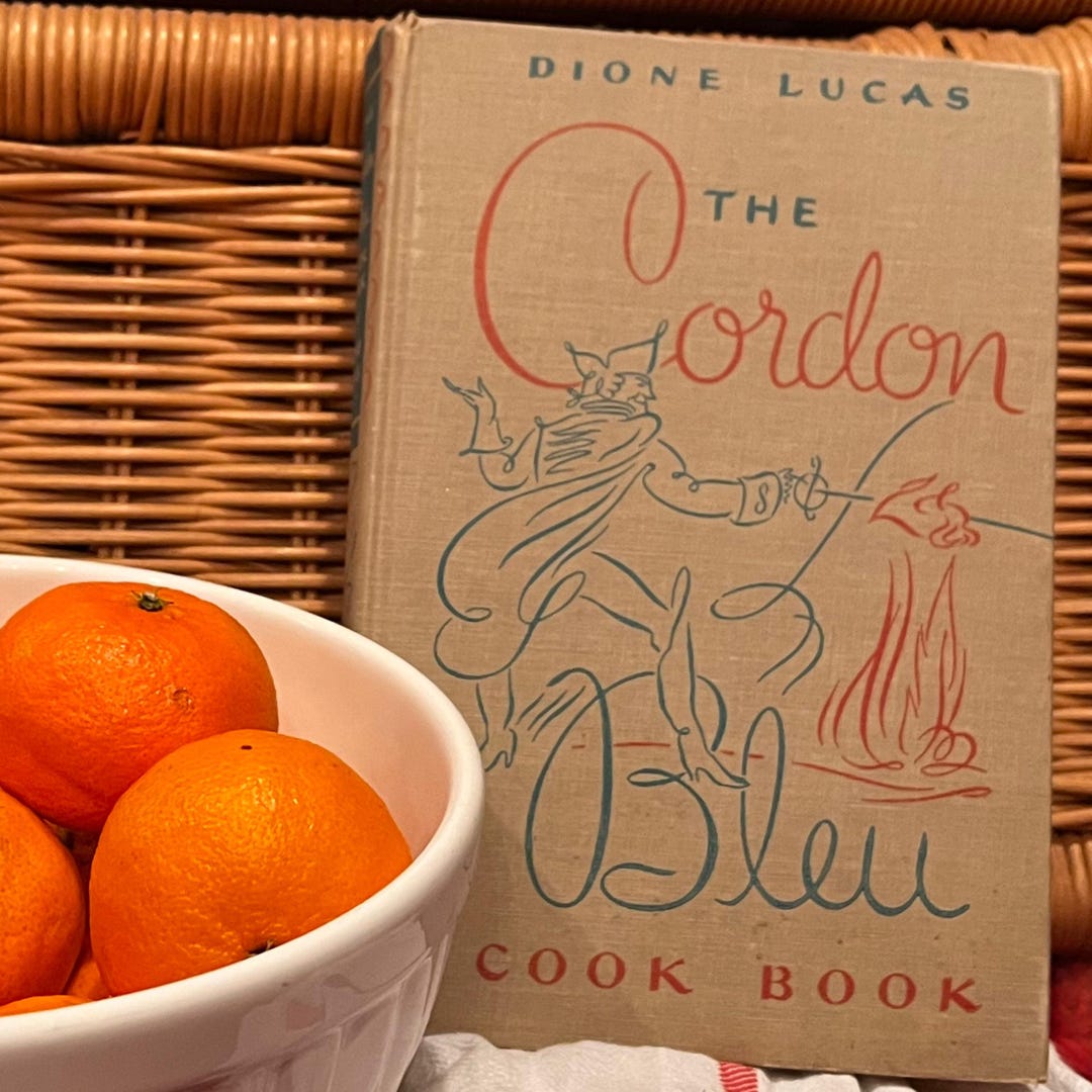 Vintage Cookbook|the Cordon Bleu Cook Book by Dione Lucas|signed by Author|antique Cookbook ...