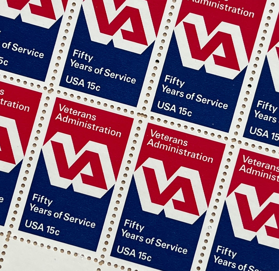 Veterans Administration Vintage US Stamps: 50 Yrs of Service|1980 15c ...