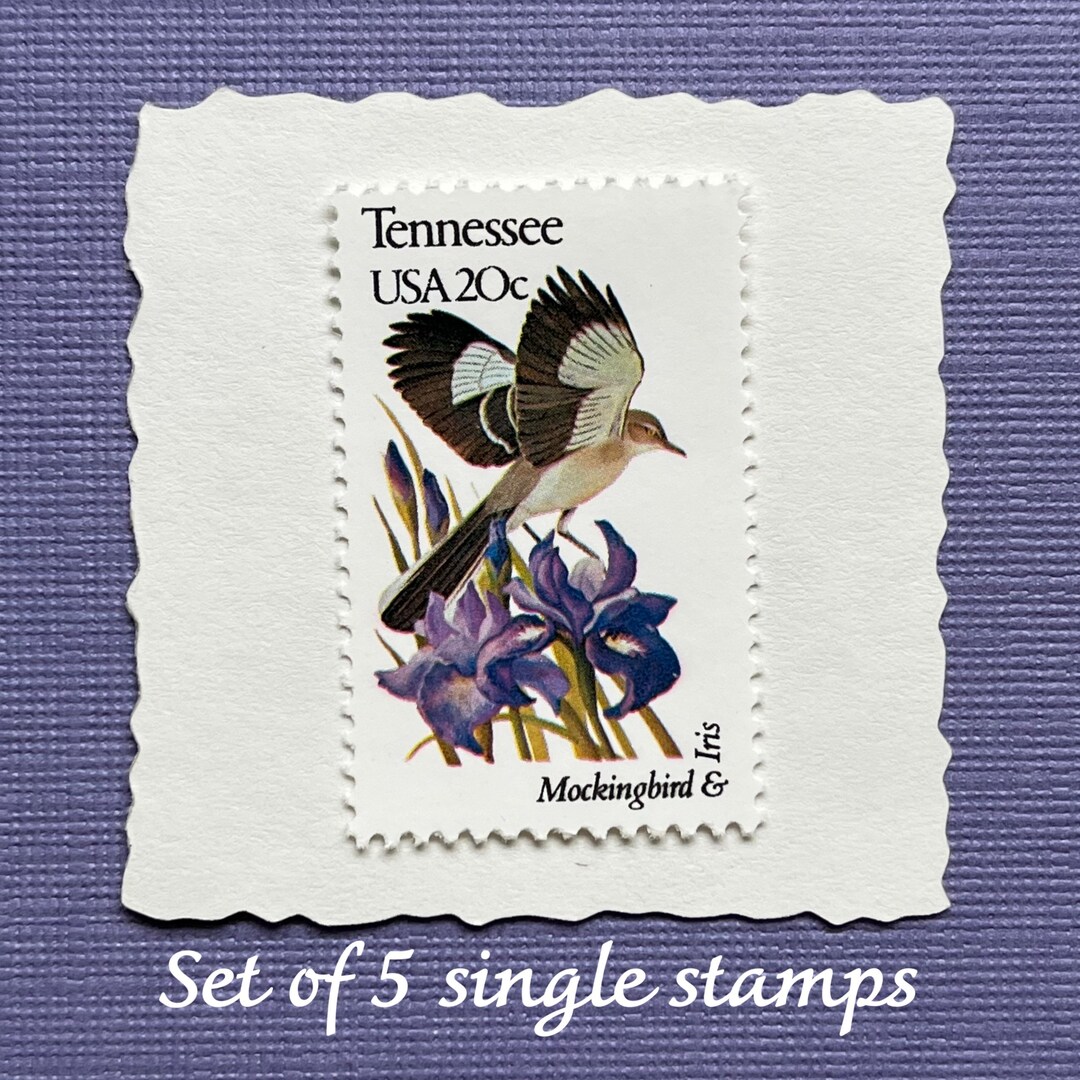 Vintage Wedding Botanical Postage Stamps: 1982 20c Tennessee ...