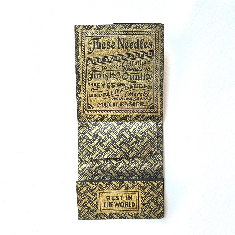 Vintage Sewing Sharp & Son Needle Packet Envelope: Early 1900s ...