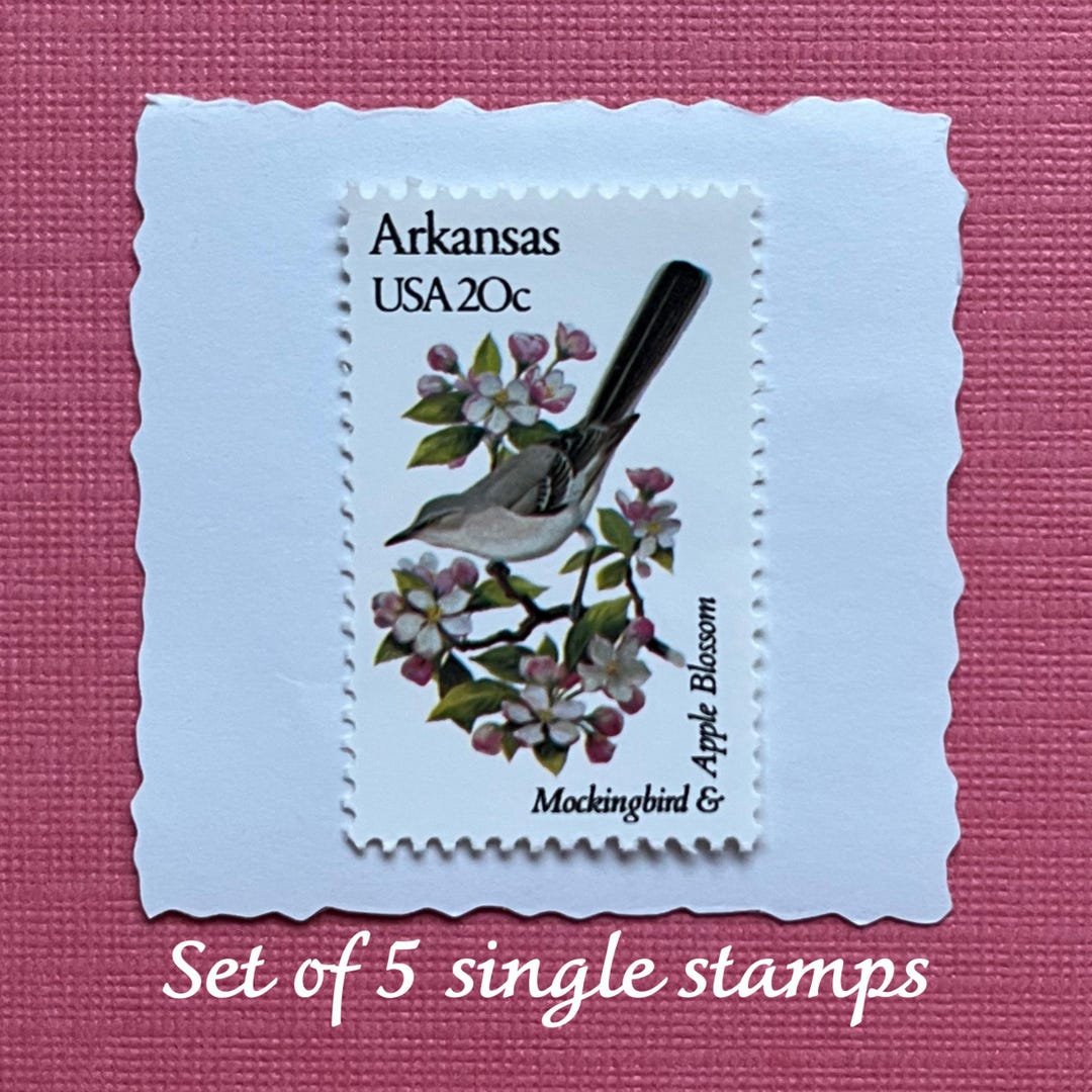 Light Pink Flowers Wedding Postage Stamp|vintage 1982|arkansas ...