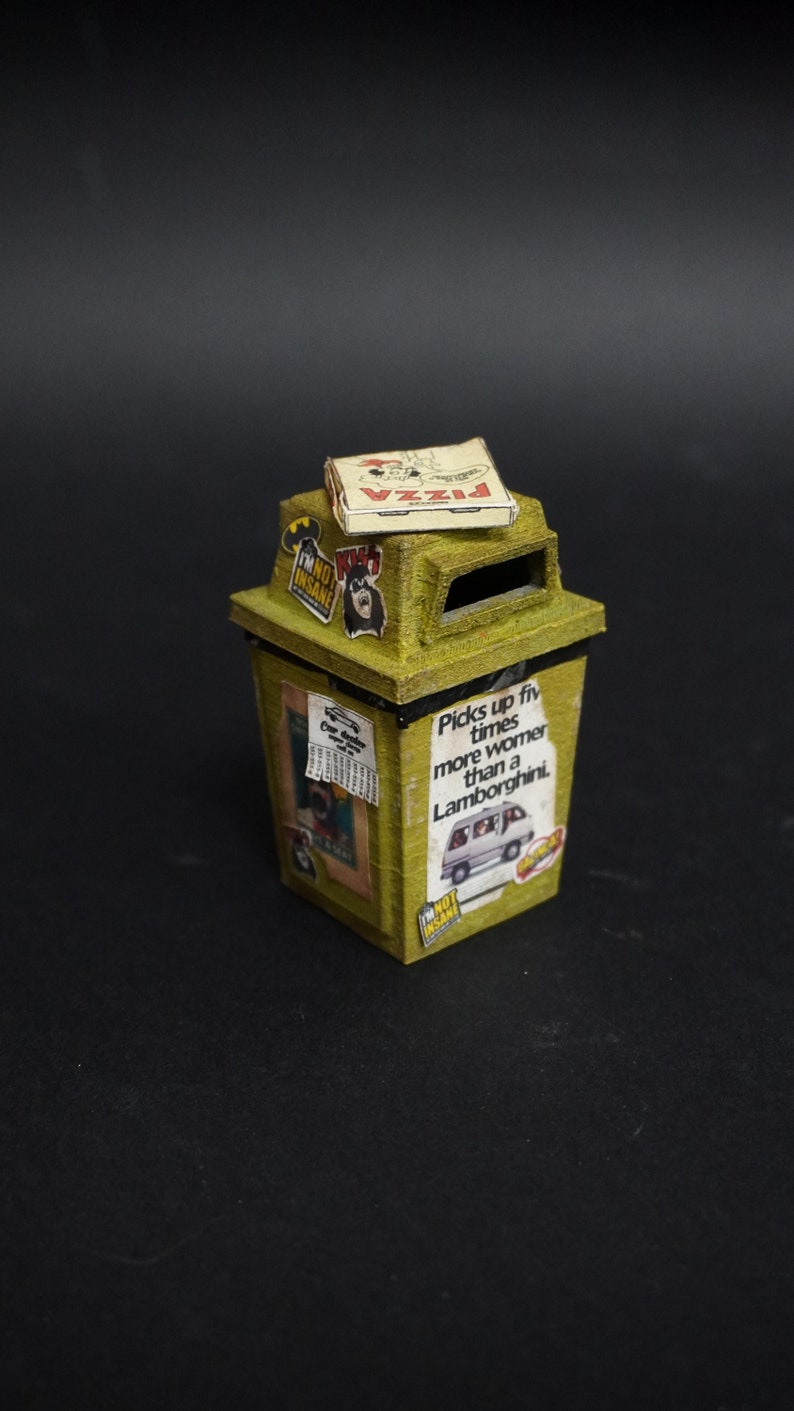 Diorama 1:6 Scale / Tmnt Diorama / 3d Printed / Mini Garbage Can ...