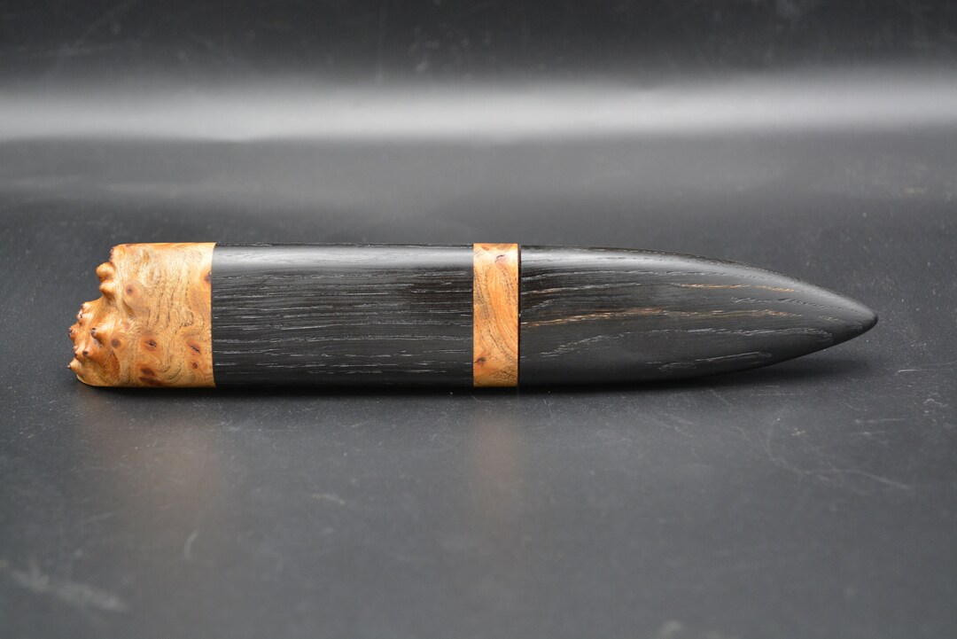 Scottish Bog Oak / Elm Burr Hand Forged Sgian Dubh With O1 Tool Steel ...