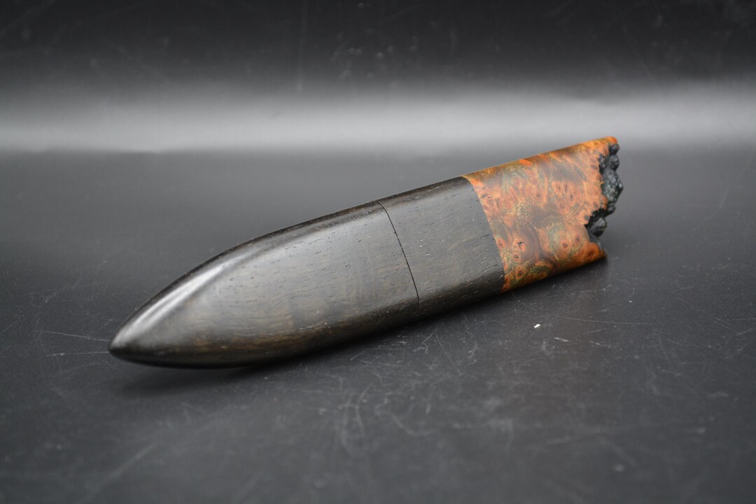 Stabilized Scottish Bog Oak / Scottish Elm Burr Hand Forged Sgian Dubh ...