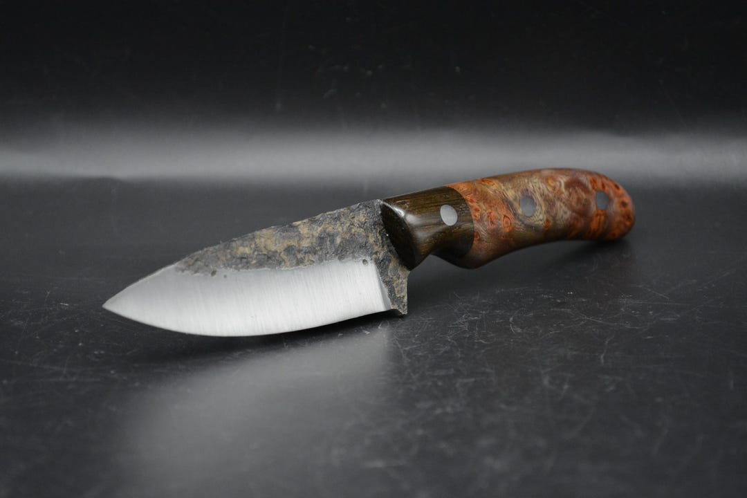 Handcrafted Full Tang Sgian Dubh/ Forged 1095 Steel Blade / Stabilized ...