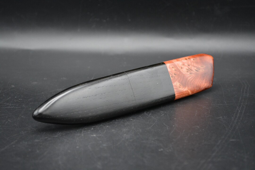 Stabilized Scottish Bog Oak / Scottish Elm Burr Hand Forged Sgian Dubh ...