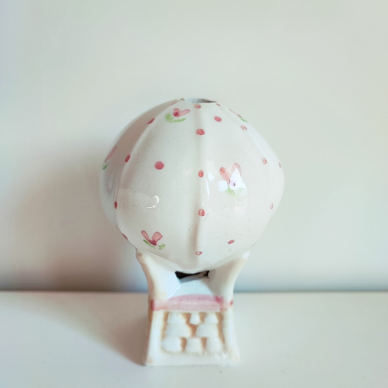 Italian Ceramic Hot Air Balloon Perfume Holder: Whimsical Decor - Etsy