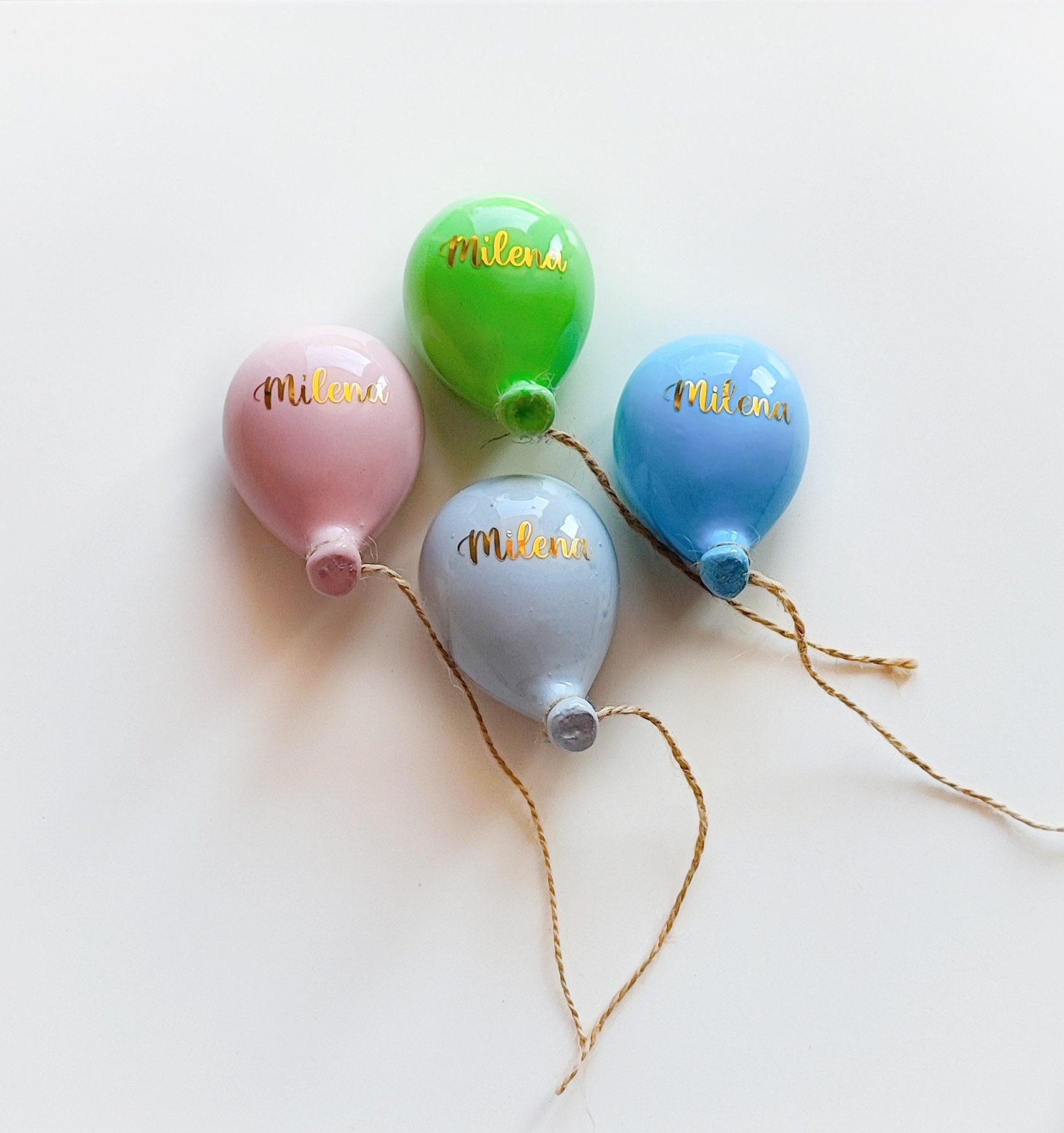 Ceramic Balloons Size 8x5cm, Wall Balloons - Etsy