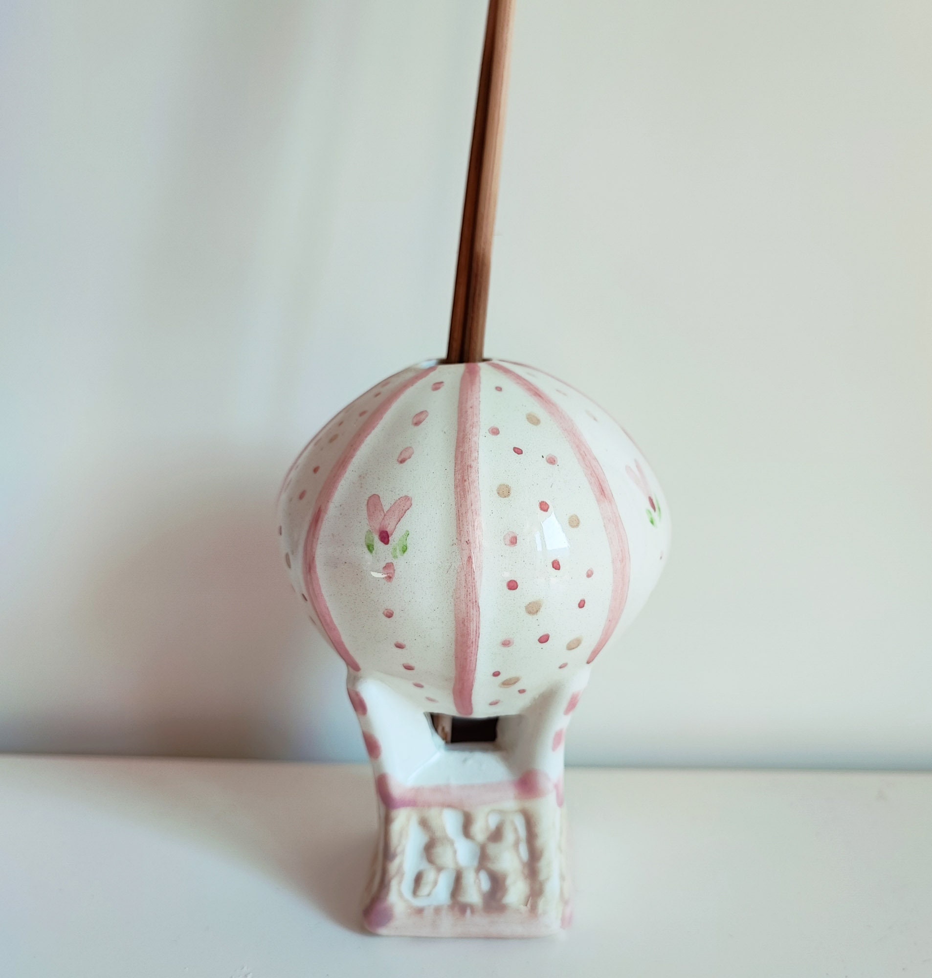 Italian Ceramic Hot Air Balloon Perfume Holder: Whimsical Decor - Etsy
