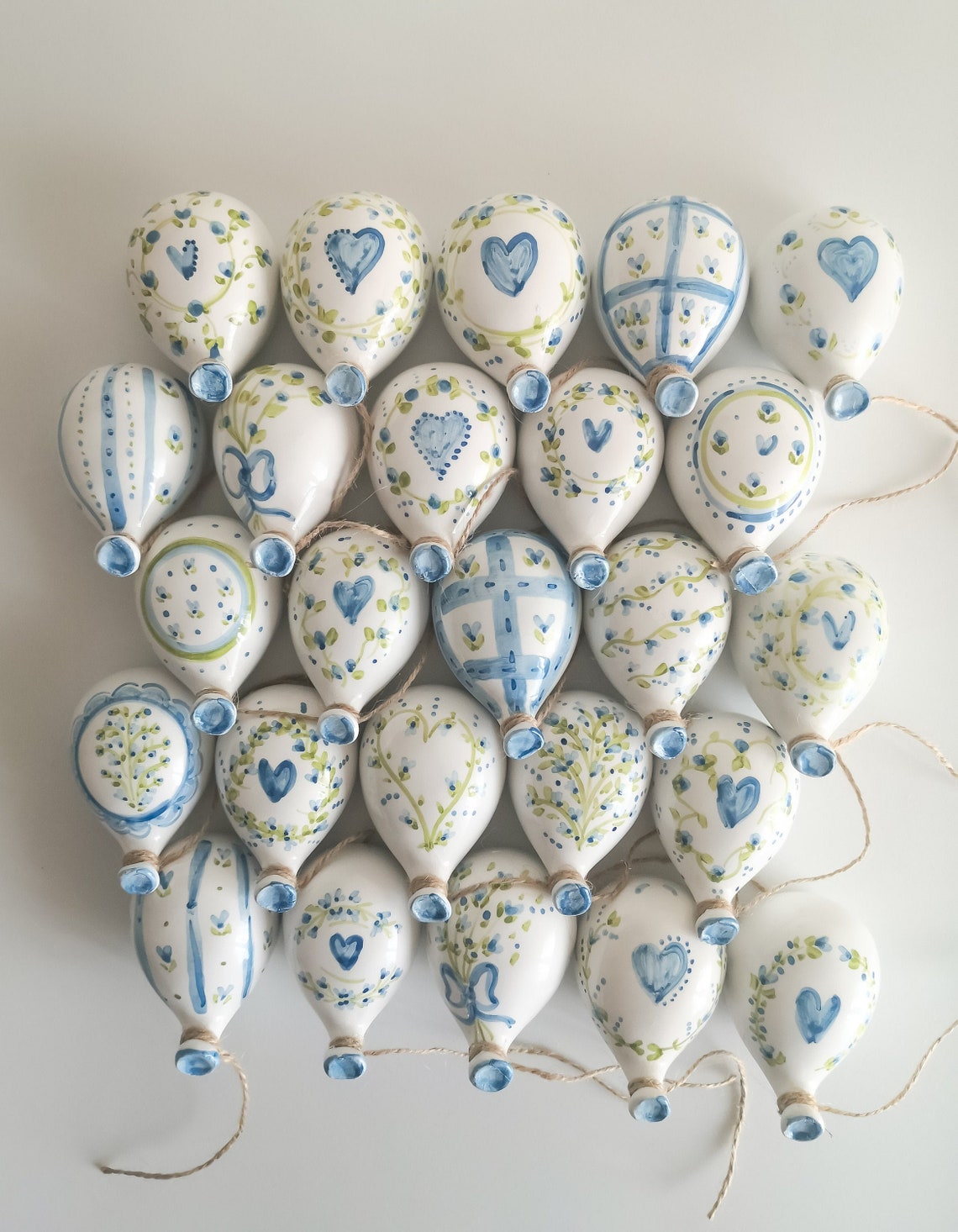 Ceramic Balloons/decorative Balloons/its a Boy Balloons/40th - Etsy