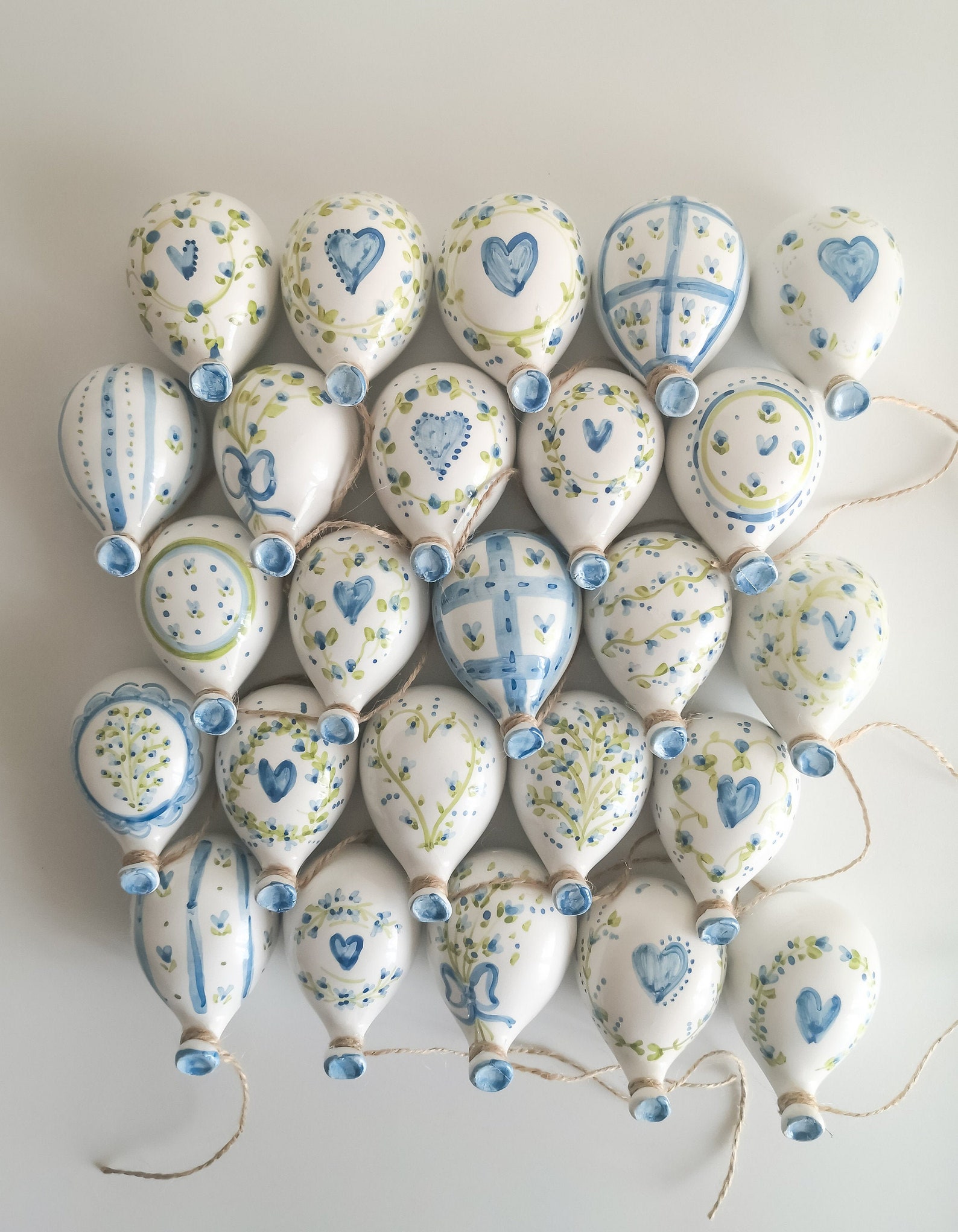 Ceramic Balloons/decorative Balloons/its a Boy Balloons/40th - Etsy