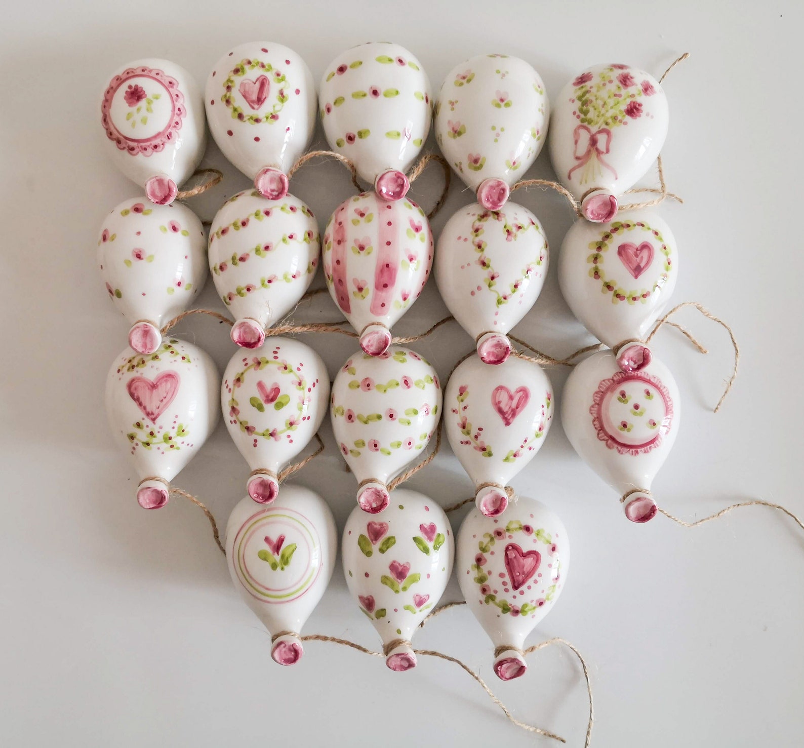 Ceramic Balloons/decorative Balloons/its a Boy Balloons/40th - Etsy