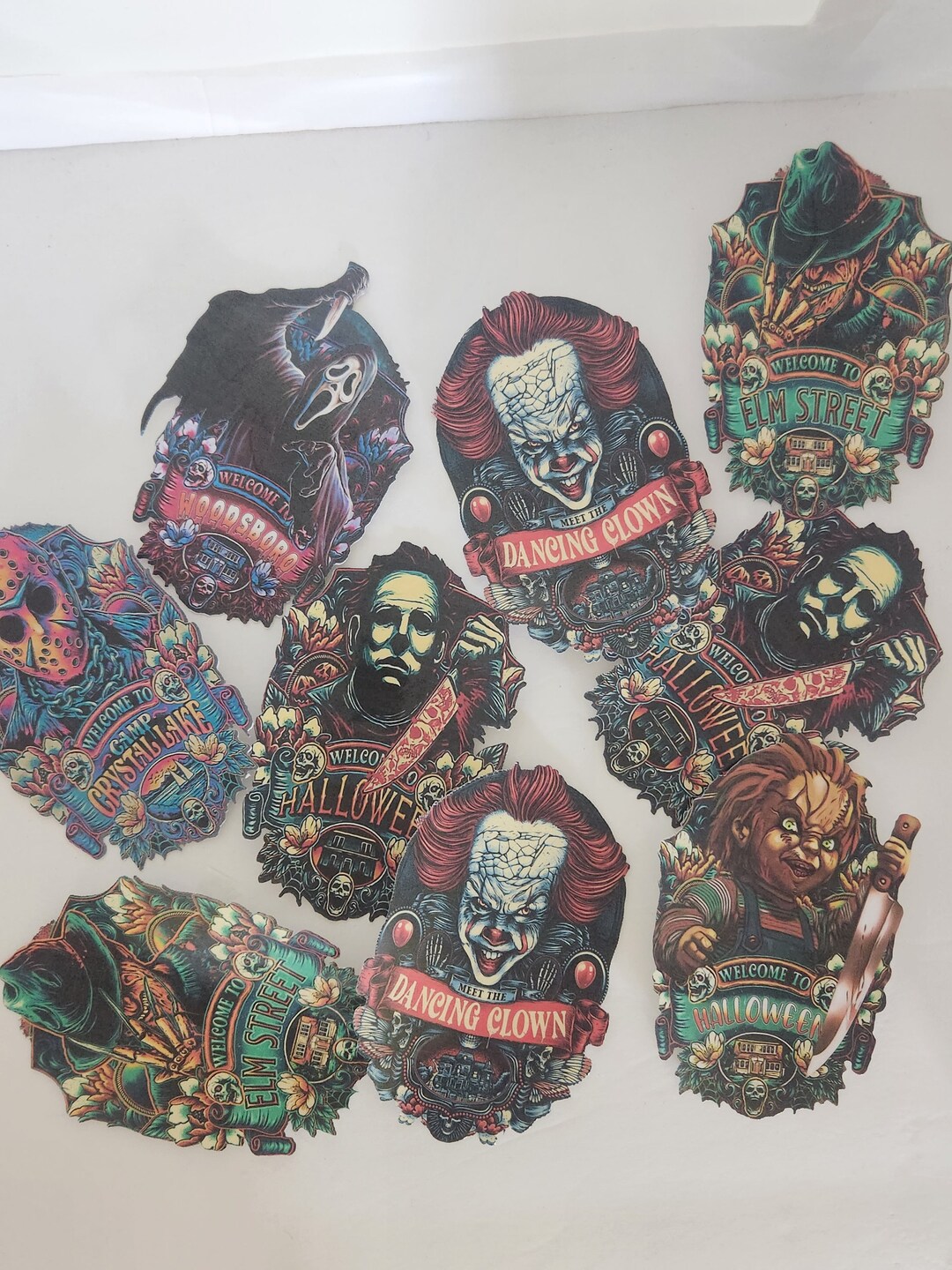 3" Horror Icons Stickers// Decal Pack - Etsy