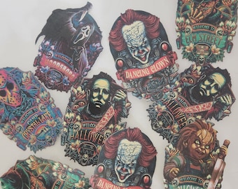 Horror Icons Stickers - Etsy