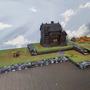 HALLOWEEN Fall Village Display Platform for Lemax / Department 56 ...