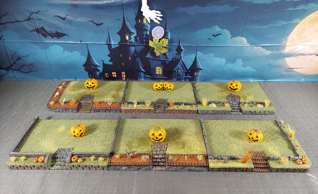 HALLOWEEN Fall Village Display Platform Spooky Town for Lemax ...