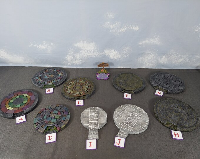 Village Display Platform rounded Base/plaza Choose Your Favorite for ...