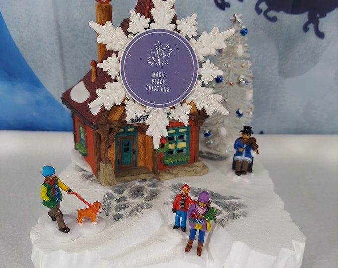 STYROFOAM Christmas Snow Village Display Platform for Lemax ...