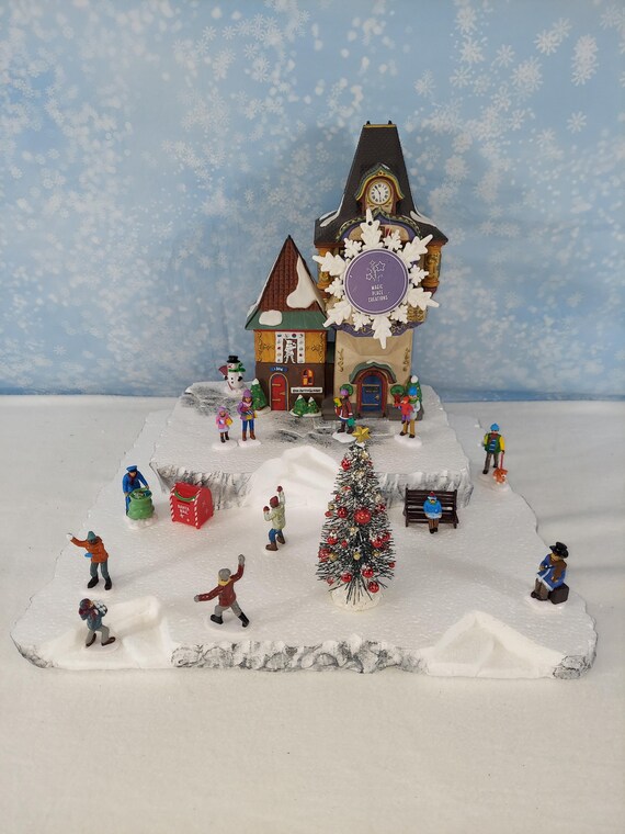 Platforms Styrofoam Christmas Village Display Christmas Village