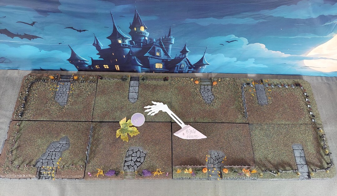 HALLOWEEN Fall Village Display Platform Spooky Town for Lemax ...