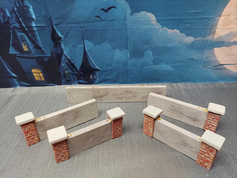 Village Display Platform for Lemax / Department 56 * Wall SET X 5 ...