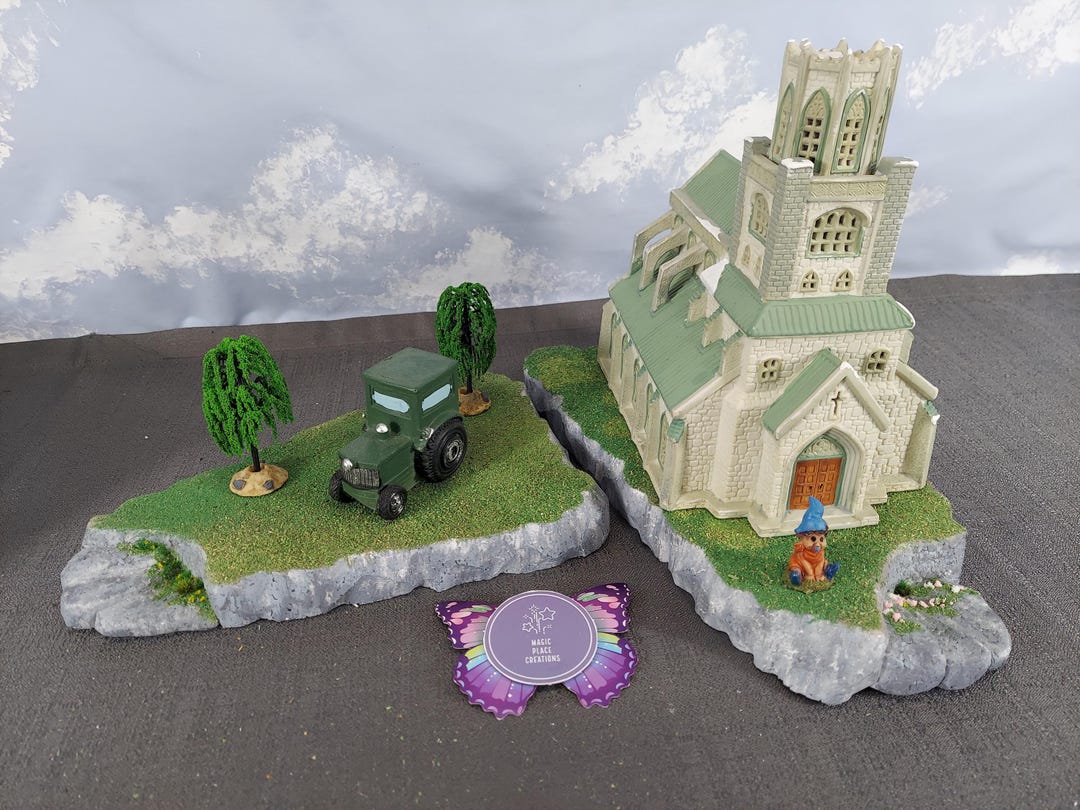 STYROFOAM Village Display Platform Spring Summer Easter Valentines for ...