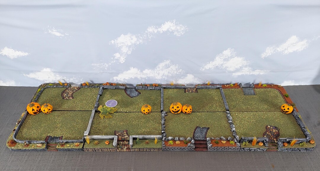 HALLOWEEN Fall Village Display Platform Spooky Town for Lemax ...