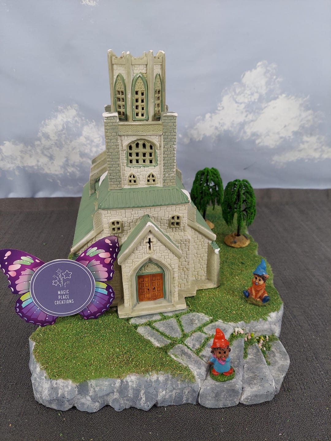 STYROFOAM Village Display Platform Spring Summer Easter Valentines for ...