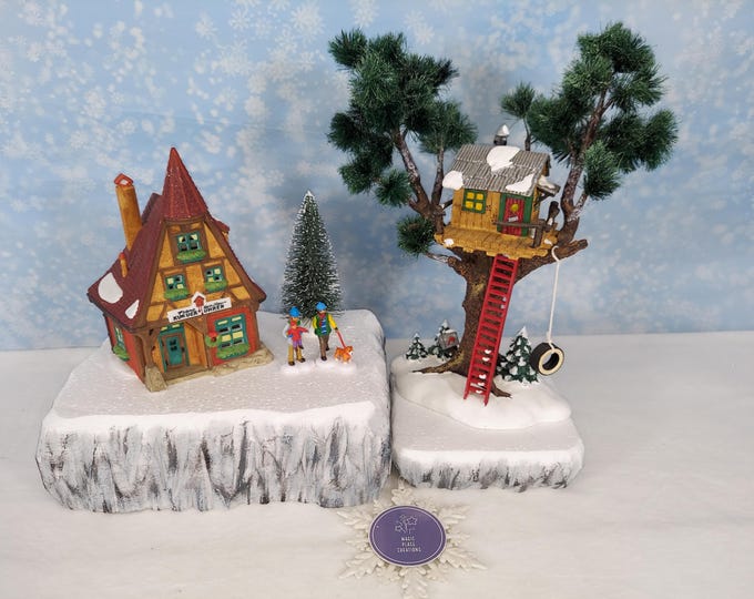 Christmas Snow Village Display Platform for Lemax / Department 56 ...
