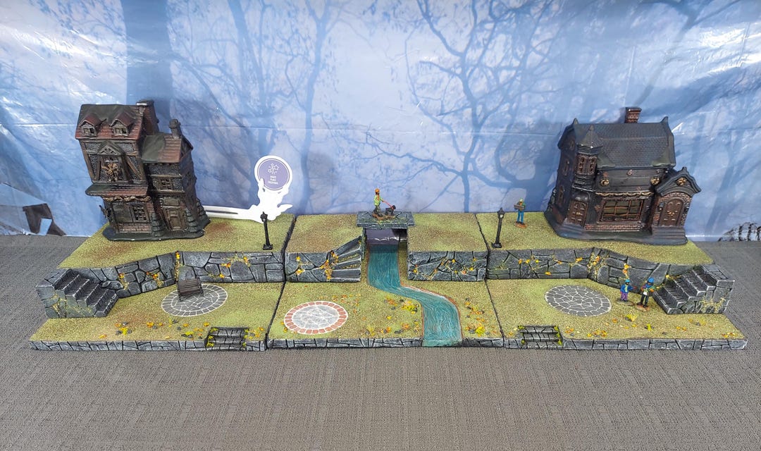 Halloween Fall Village Display Platform for Lemax / Department 56 ...